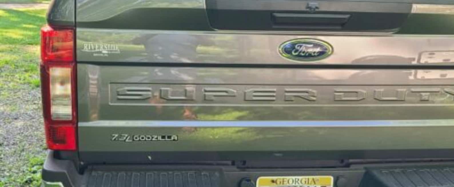 Set of (3)gel-coated 7.3L GODZILLA Badge Ford Super Duty Tremor F250 ...