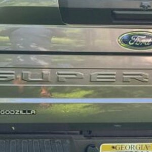 Set of (3)gel-coated 7.3L GODZILLA Badge Ford Super Duty Tremor F250 ...