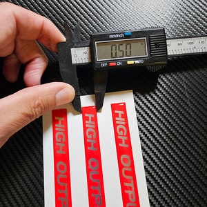 3 HIGH OUTPUT 3D Gel Badges Emblem (compatible With Super Duty 6.7 ...