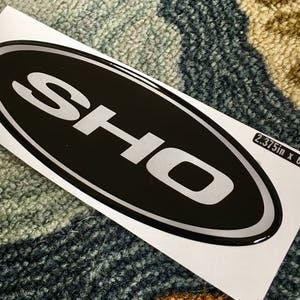 Gel Coated (DOMED) Ford Taurus "sho" Emblem Overlay : Fits Taurus SHO ...