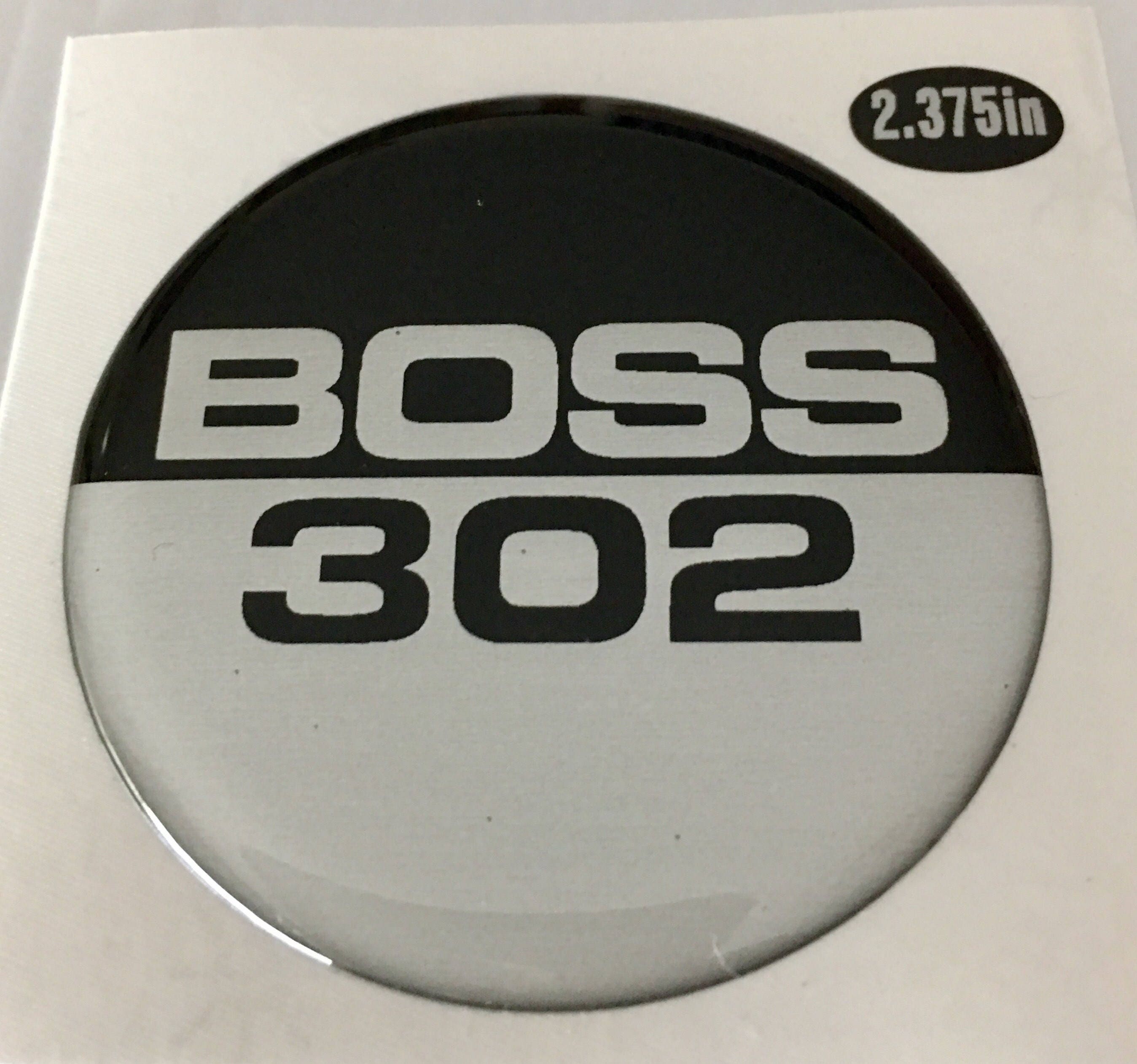 Gel Coated domed BOSS 302 Ford Mustang Emblem Overlay - Etsy Canada