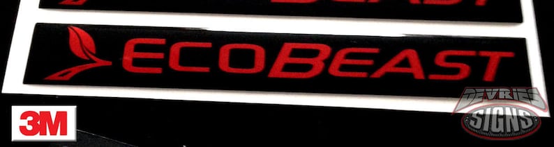Gel Coated domed FORD ECOBEAST Emblem Overlays Ecoboost Eco - Etsy