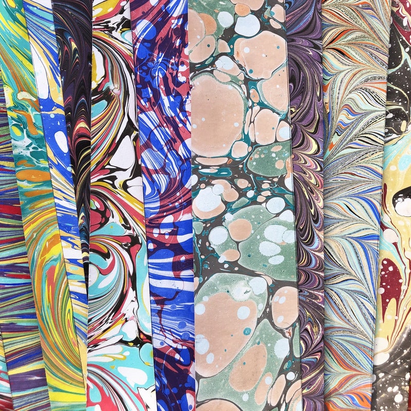Marbled Paper - Etsy