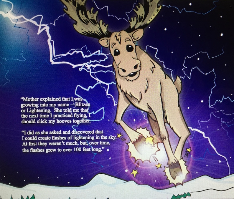 The Story of Blitzen - the Sleigh Bell Letters - Etsy