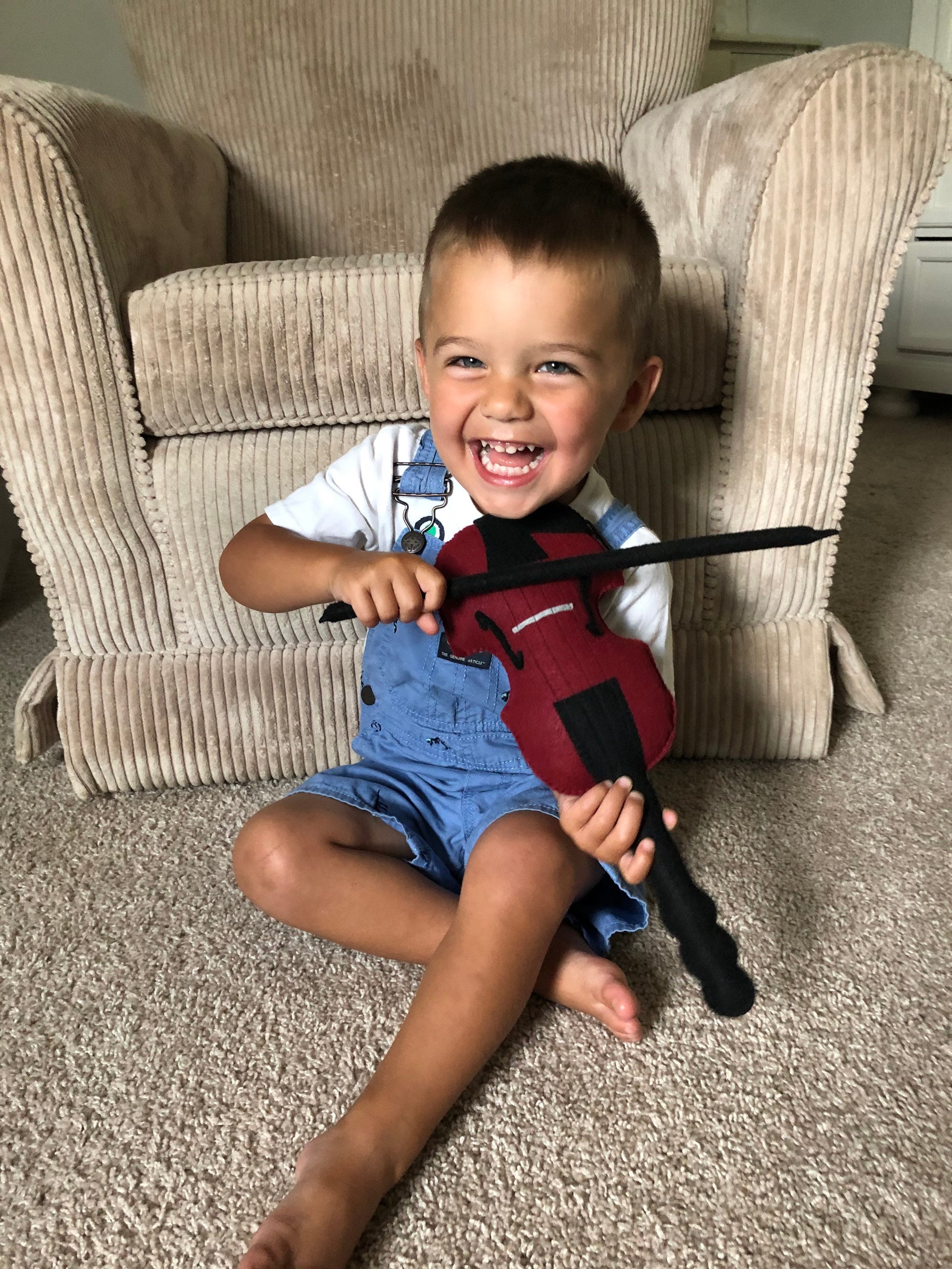 Violin Toy Violin Felt Toys Plush Violin Fiddle Baby - Etsy Canada