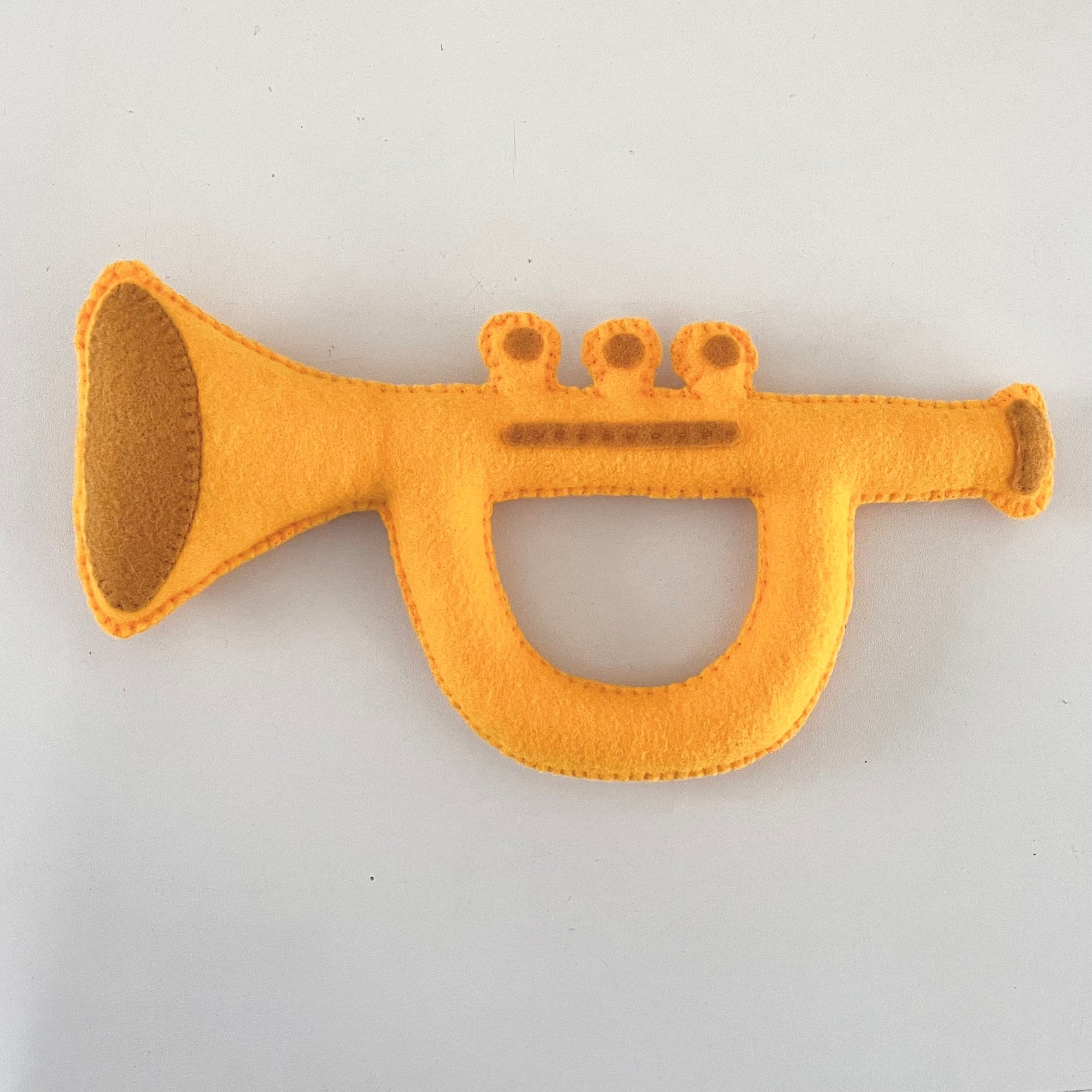 Toy Trumpet Felt Toys Toy Instruments Stuffed Trumpet - Etsy