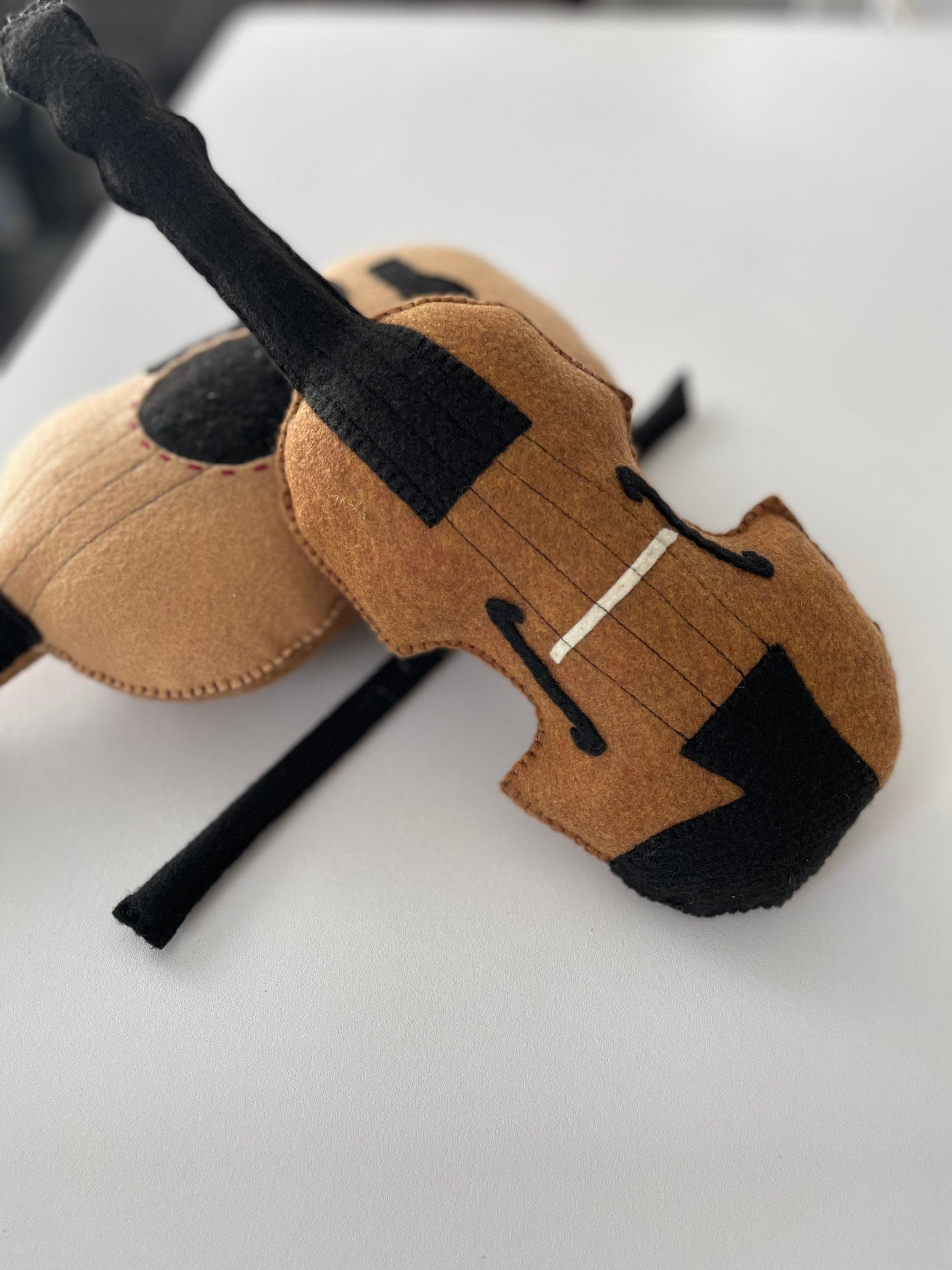 Violin Toy Violin Fiddle Toy Instruments Felt Toys - Etsy