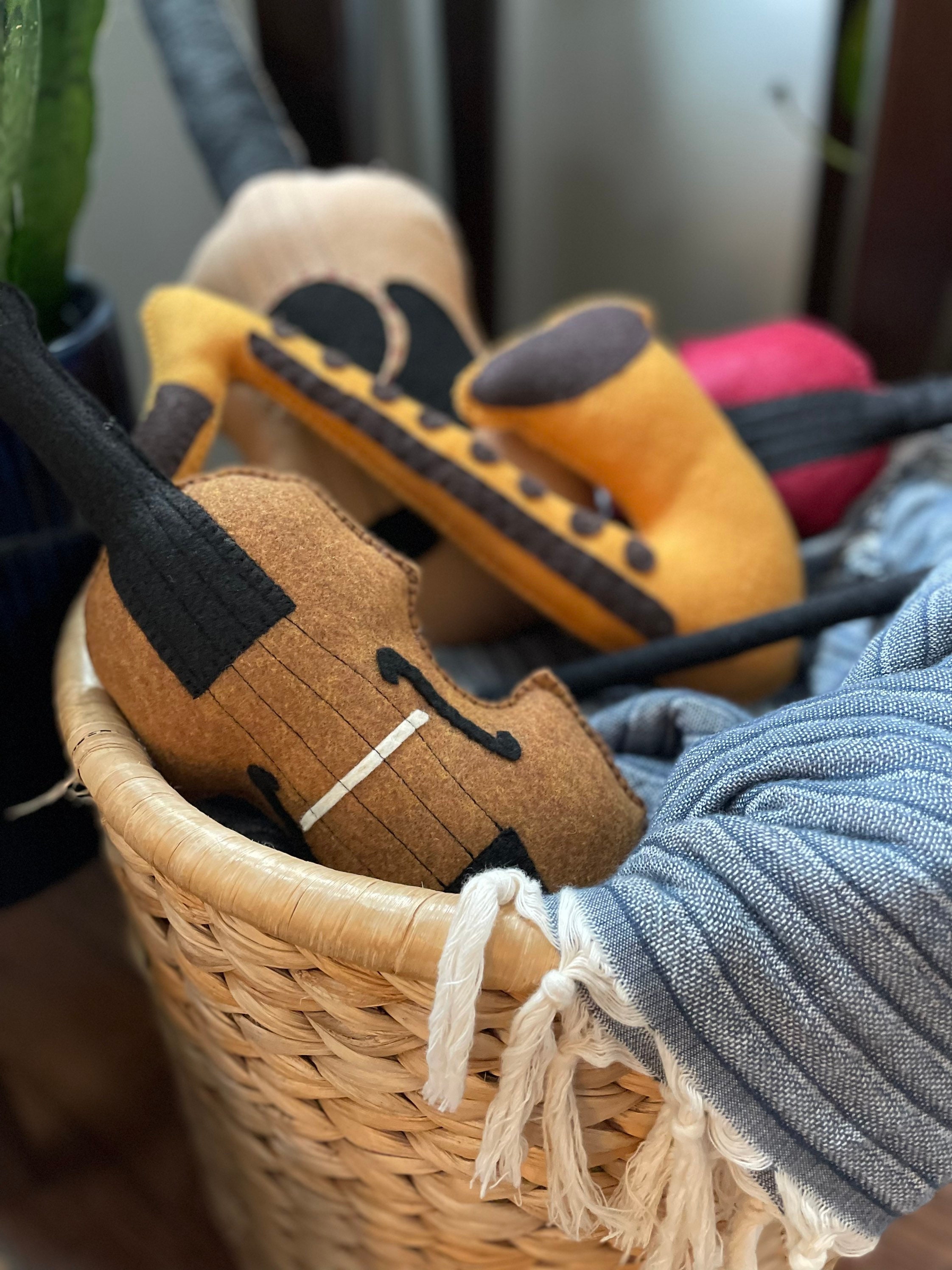 Violin Toy Violin Felt Toys Plush Violin Fiddle Baby - Etsy