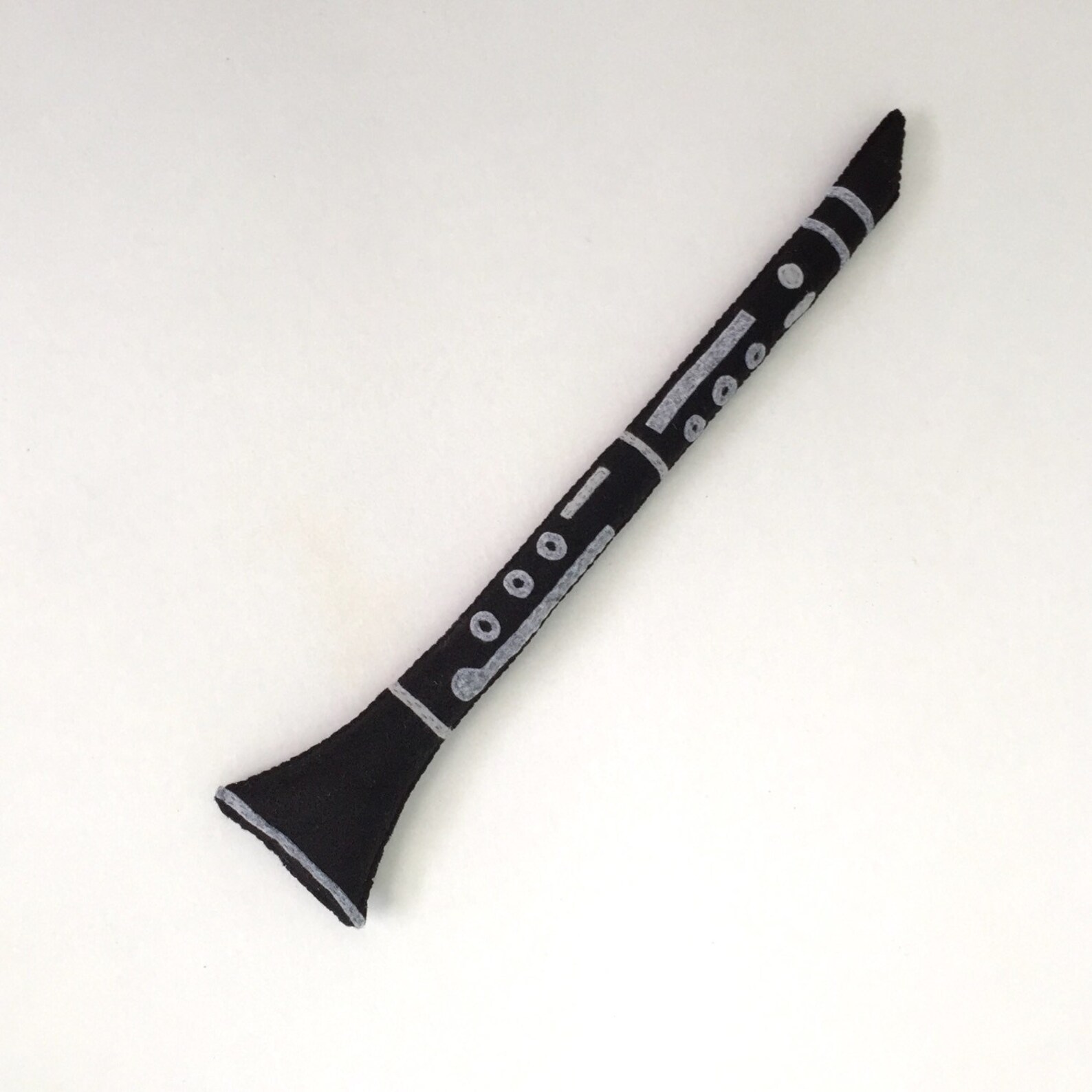 Toy Clarinet Plush Clarinet Stuffed Clarinet Felt Toys - Etsy