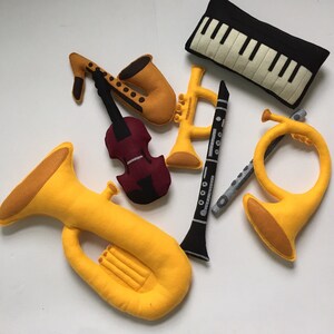 Toy Tuba, Baby Tuba, Tuba, Plush Tuba, Stuffed Tuba, Felt Tuba, Toy ...