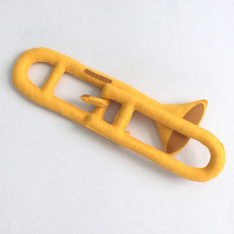 Toy Trombone Toy Instruments Felt Toys Stuffed Instruments | Etsy
