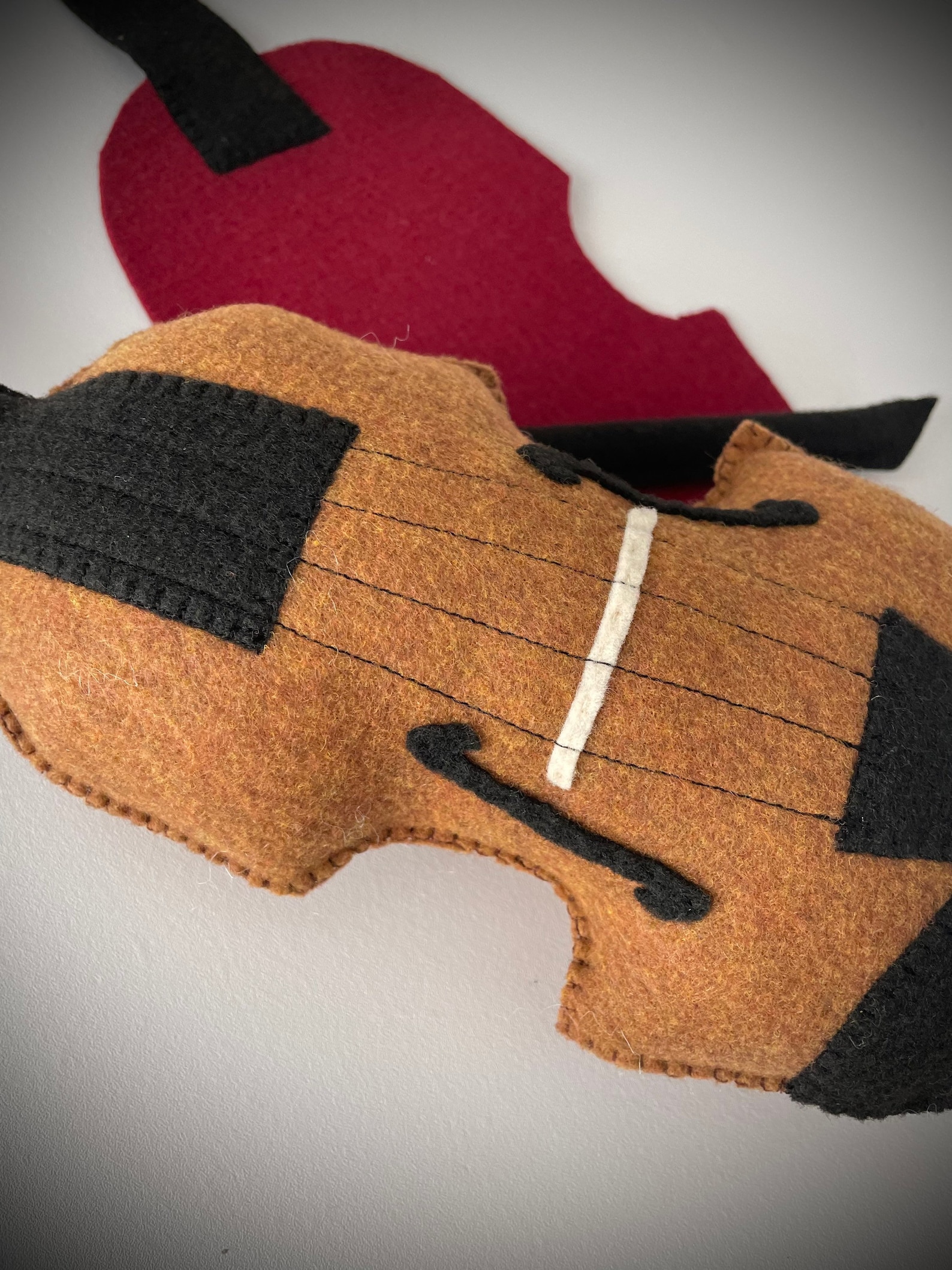 Violin Toy Violin Felt Toys Plush Violin Fiddle Baby - Etsy