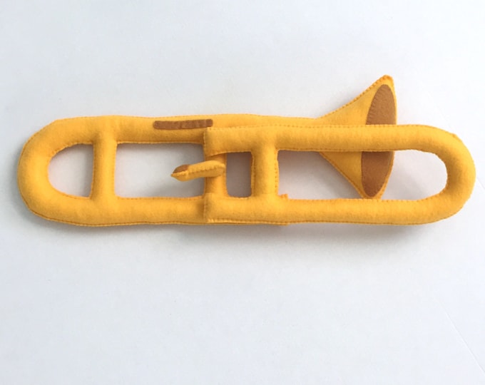 Toy Trombone, Toy Instruments, Felt Toys, Stuffed Instruments, Stuffed ...