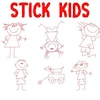 Stick Figure Family, Machine Embroidery Design, Redwork Embroidery ...