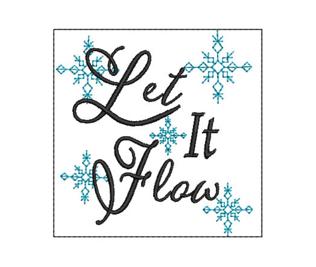 Let It Flow, Embroidery Toilet Paper Design, Machine Embroidery Design ...