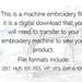 Stick Figure Family, Machine Embroidery Design, Redwork Embroidery ...