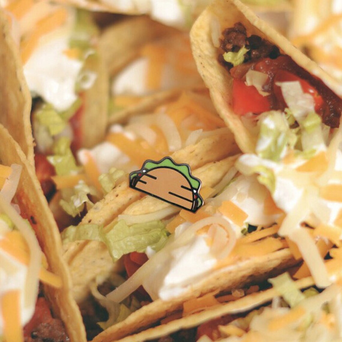 Taco Pin - Etsy