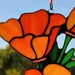 Golden California Poppy Stained Glass - Etsy