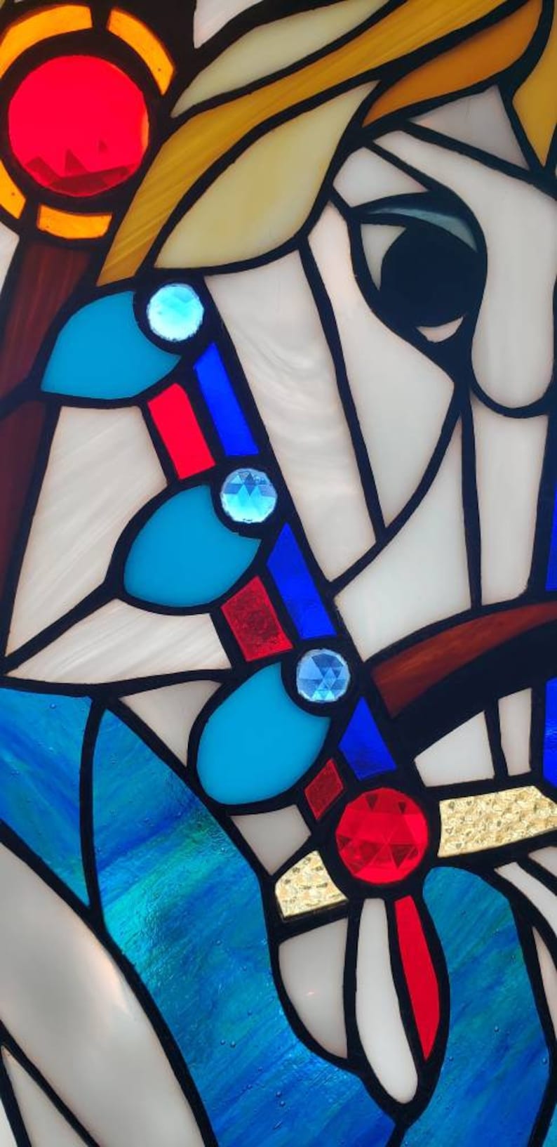 Stained Glass Carousel Horse - Etsy