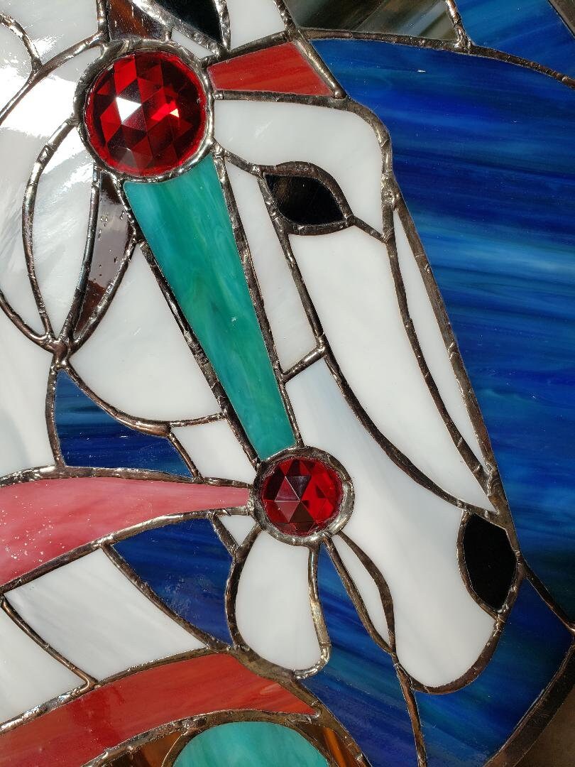 Stained Glass Carousel Horse - Etsy