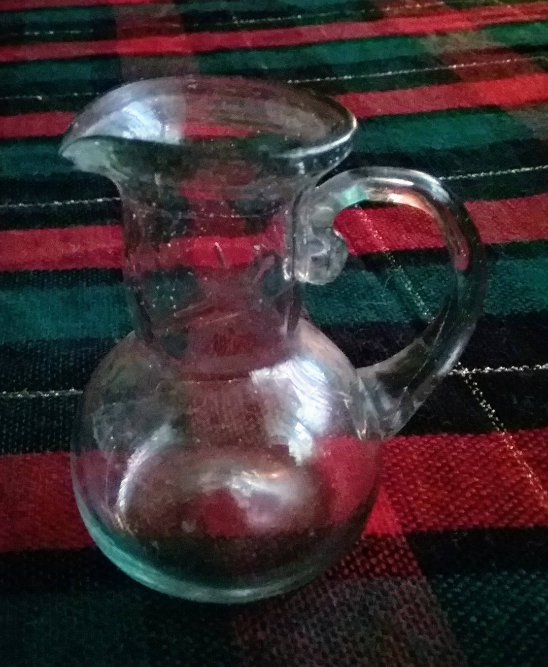 Light Blue Pitcher With Attached Handle - Etsy