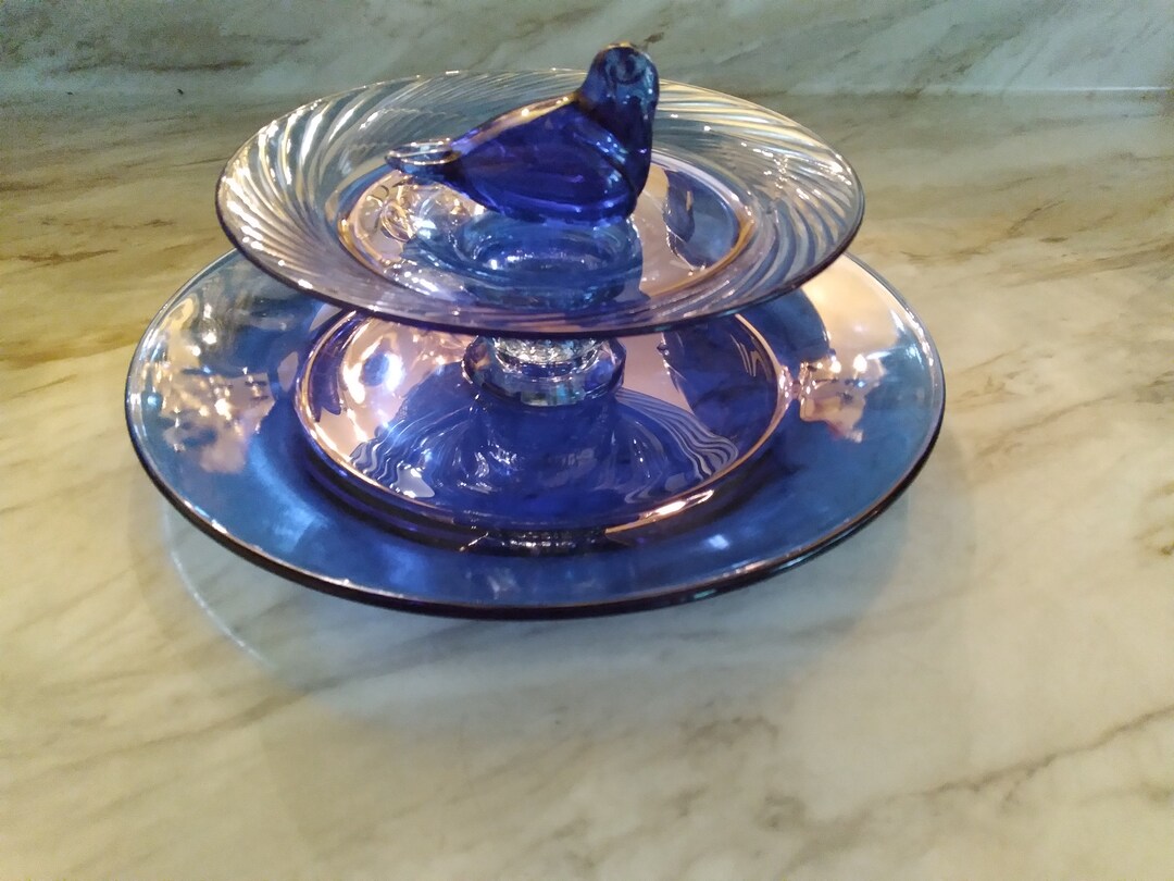 Two Tier Plates - Etsy