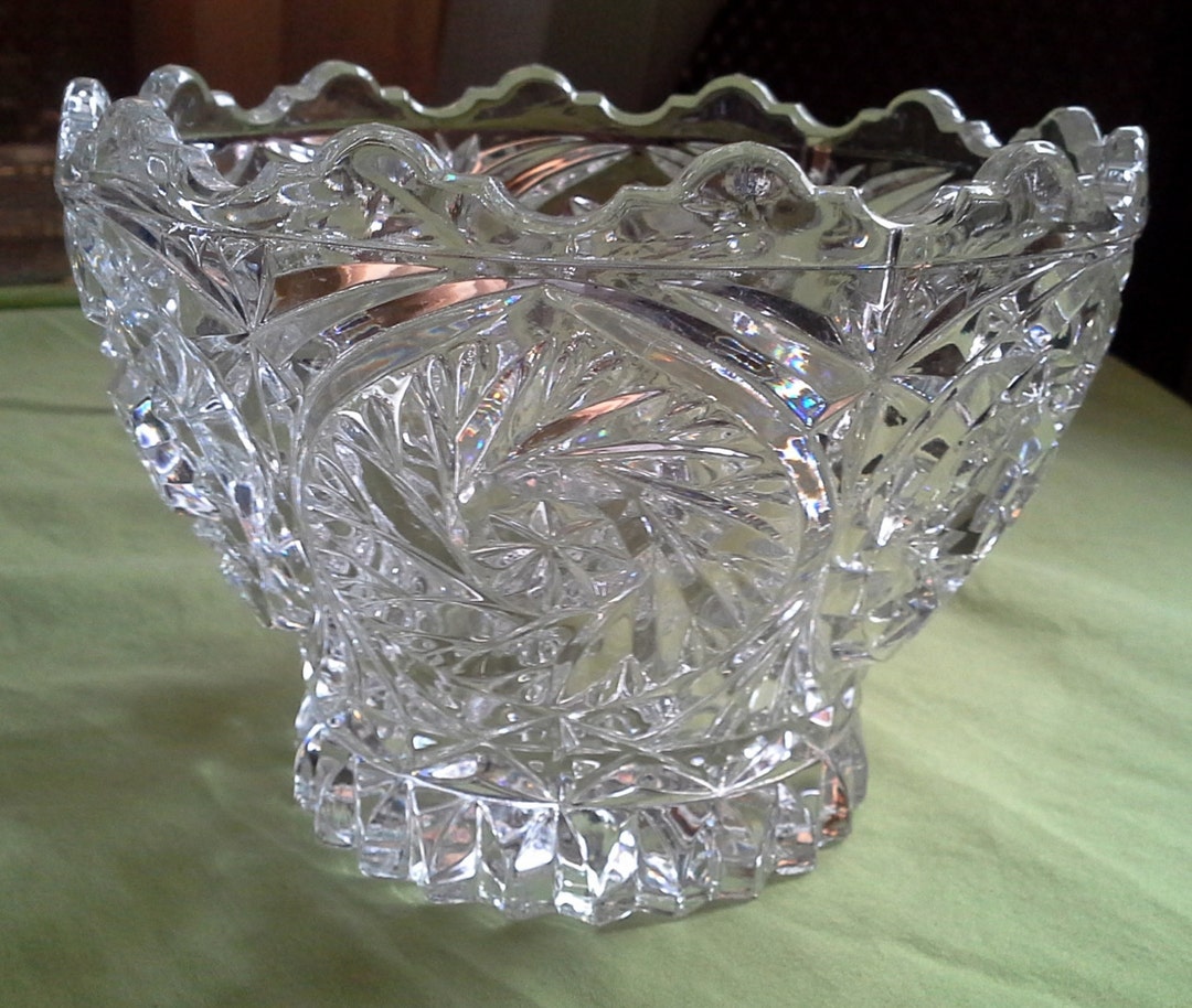 Leaded Crystal Candy Dish - Etsy