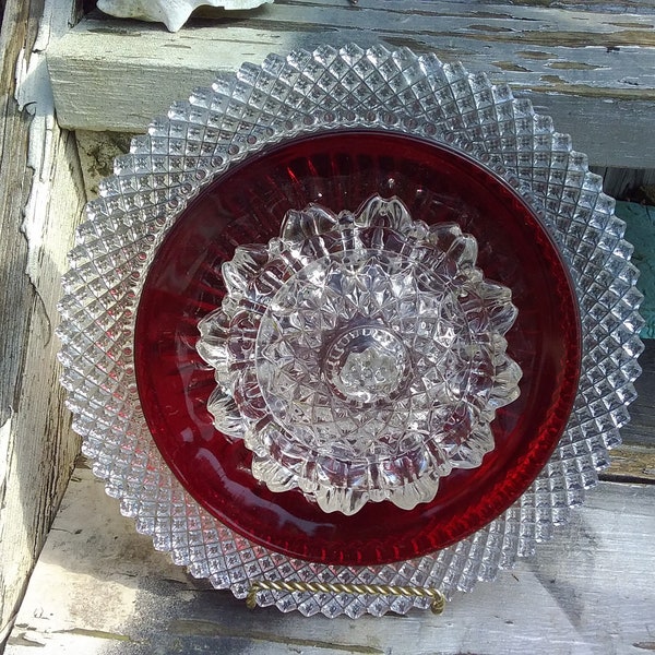 Glass Plate Flower - Etsy