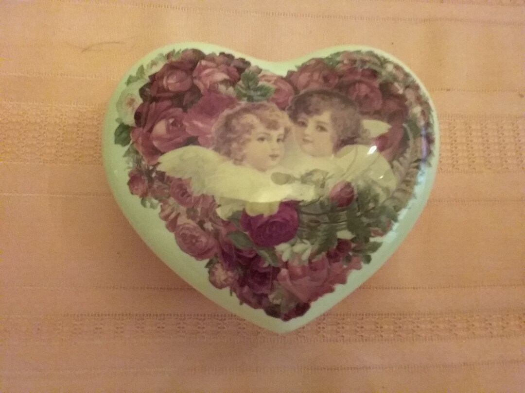 Gorgeous Vintage Teleflora Heart Shaped Dish - Etsy