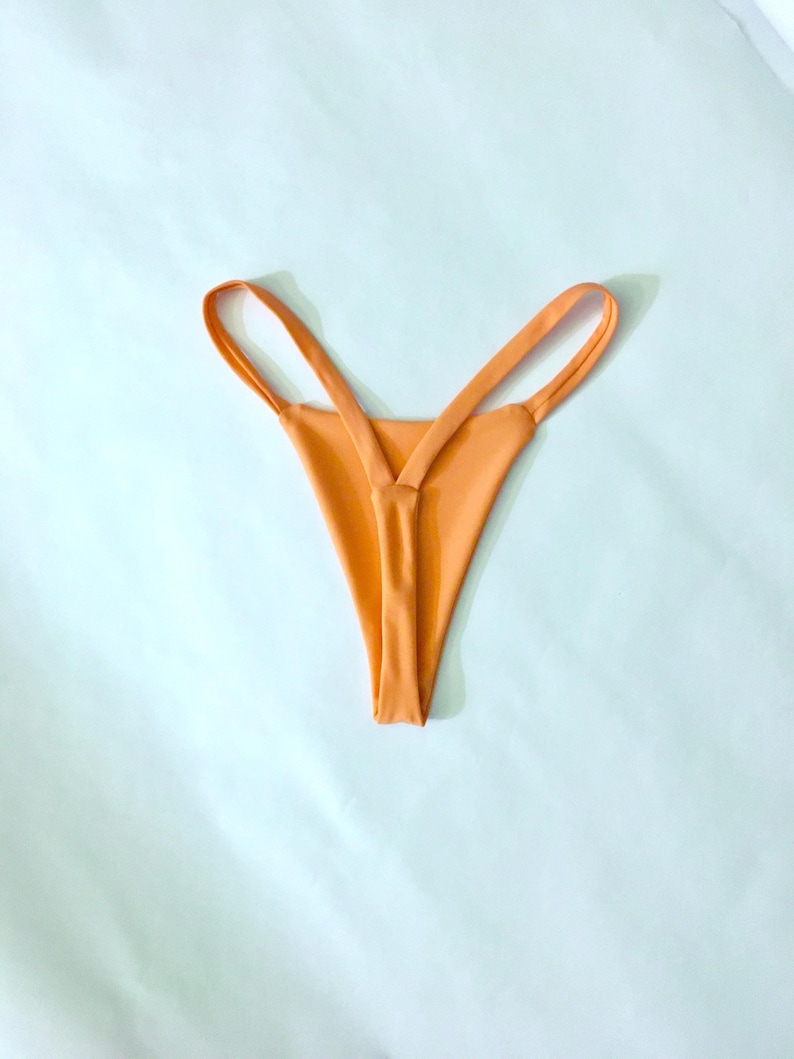 Y Back Micro Thong Bikini Bottom / More Colors Available - Etsy Canada