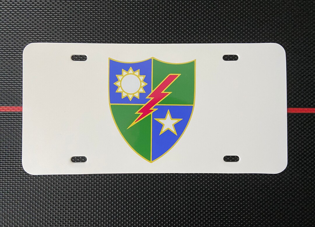 Army Ranger License Plate. Ranger Full Color DUI - Etsy