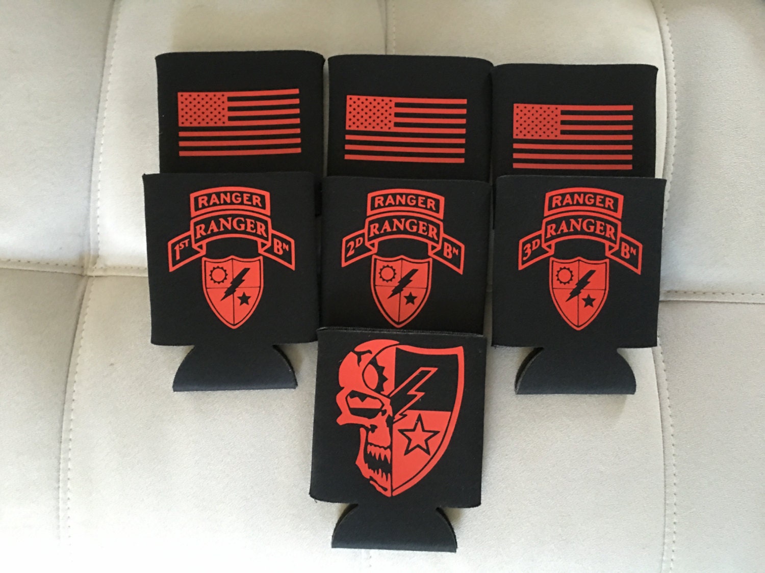 Army Ranger Can Cooler/ranger Tab/ranger Scroll/ranger - Etsy