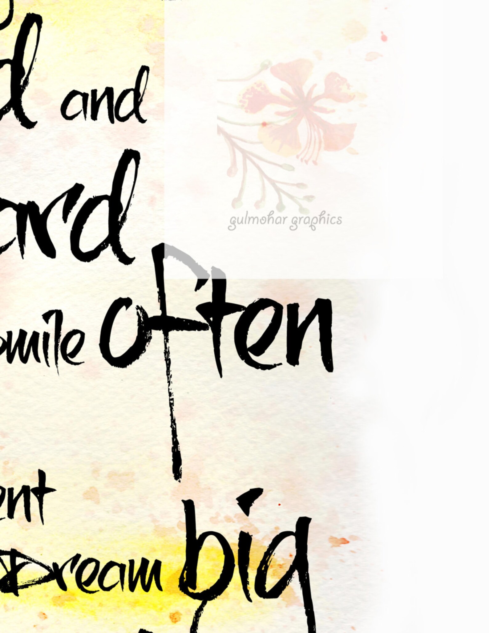 Have Hope Be Strong Laugh Loud and Play Hard Smile Often - Etsy