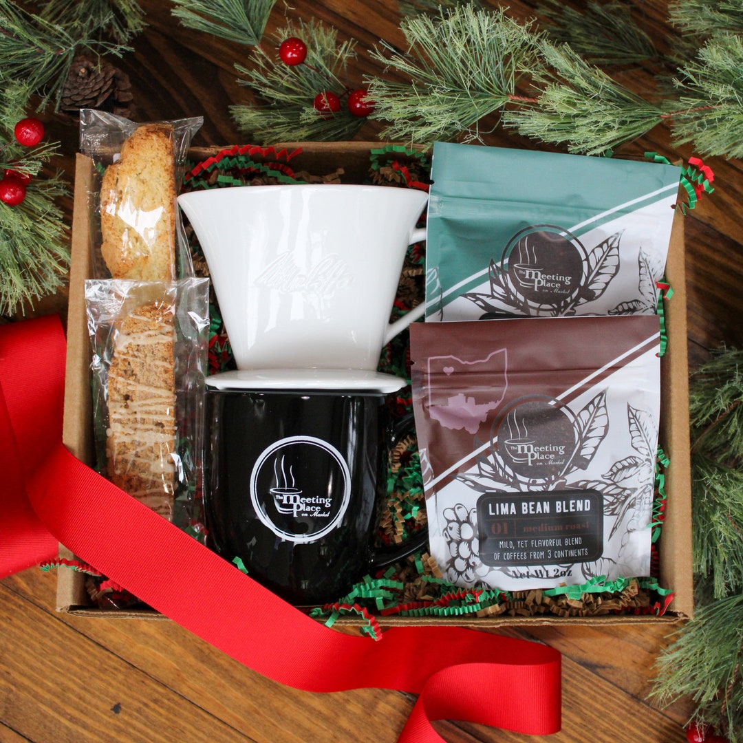 Coffee & Pour-over Gift Box, Learn to Make a Pour Over, Birthday Gift ...