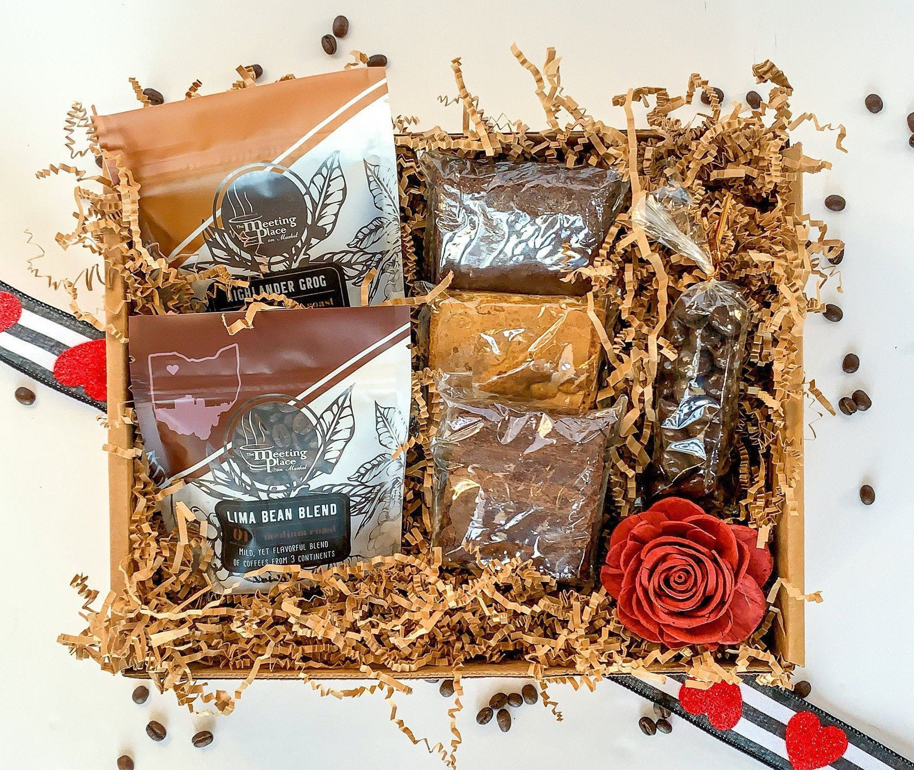 Espresso Your Love Gift Basket - Sampler Gourmet Coffee Gift With ...