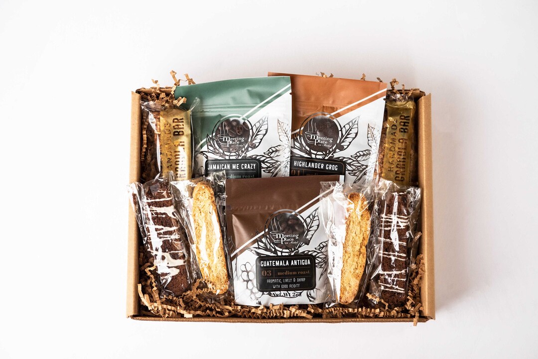 Coffee Break Gift Basket With Gourmet Coffee, Handmade Granola and ...