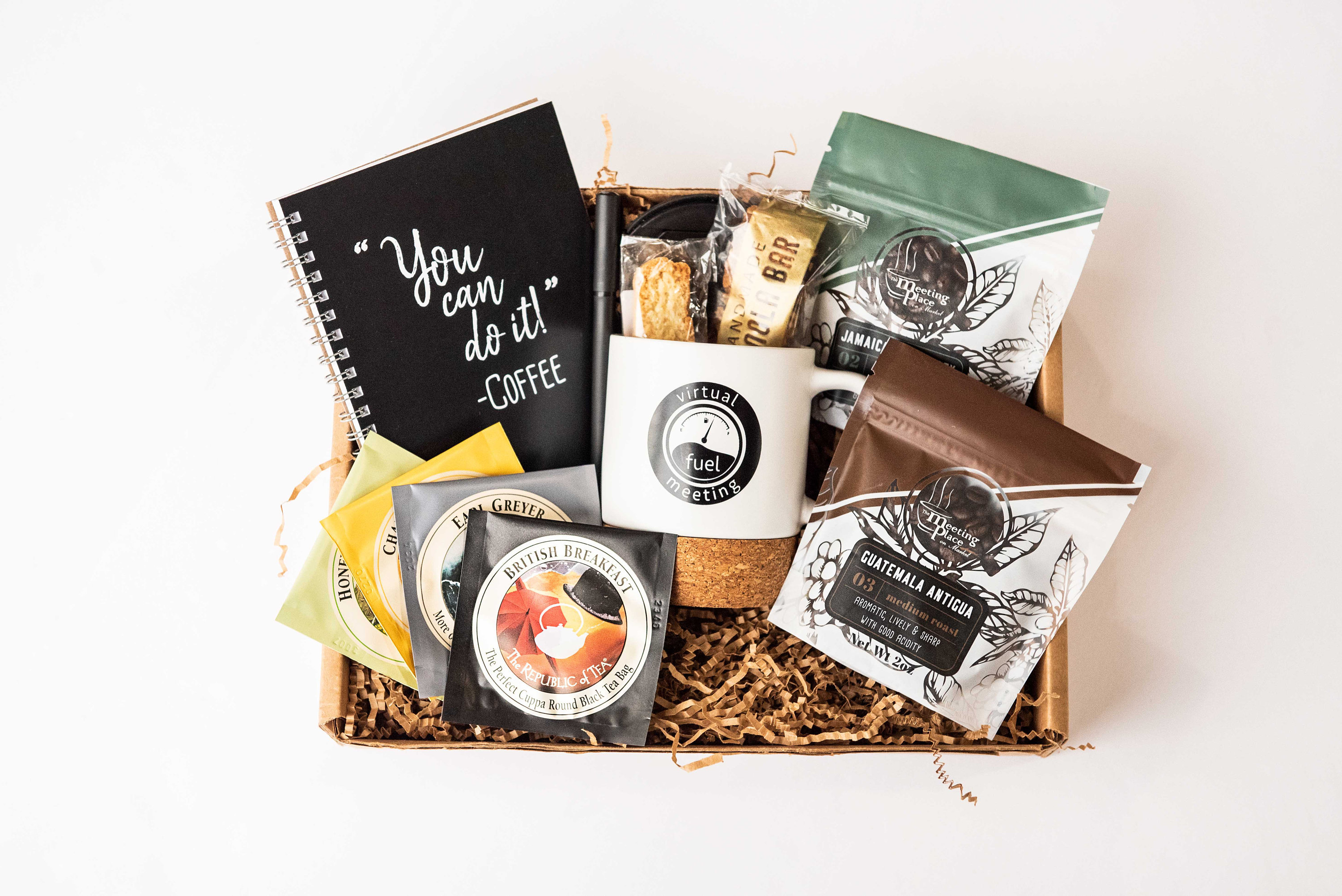 Virtual Meeting Coffee Gift Box With Mug, Gourmet Coffee, Tea, You Can ...