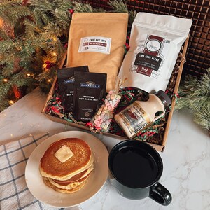 Christmas Breakfast Gift Basket for Families, Pancake Mix, Ohio Maple ...