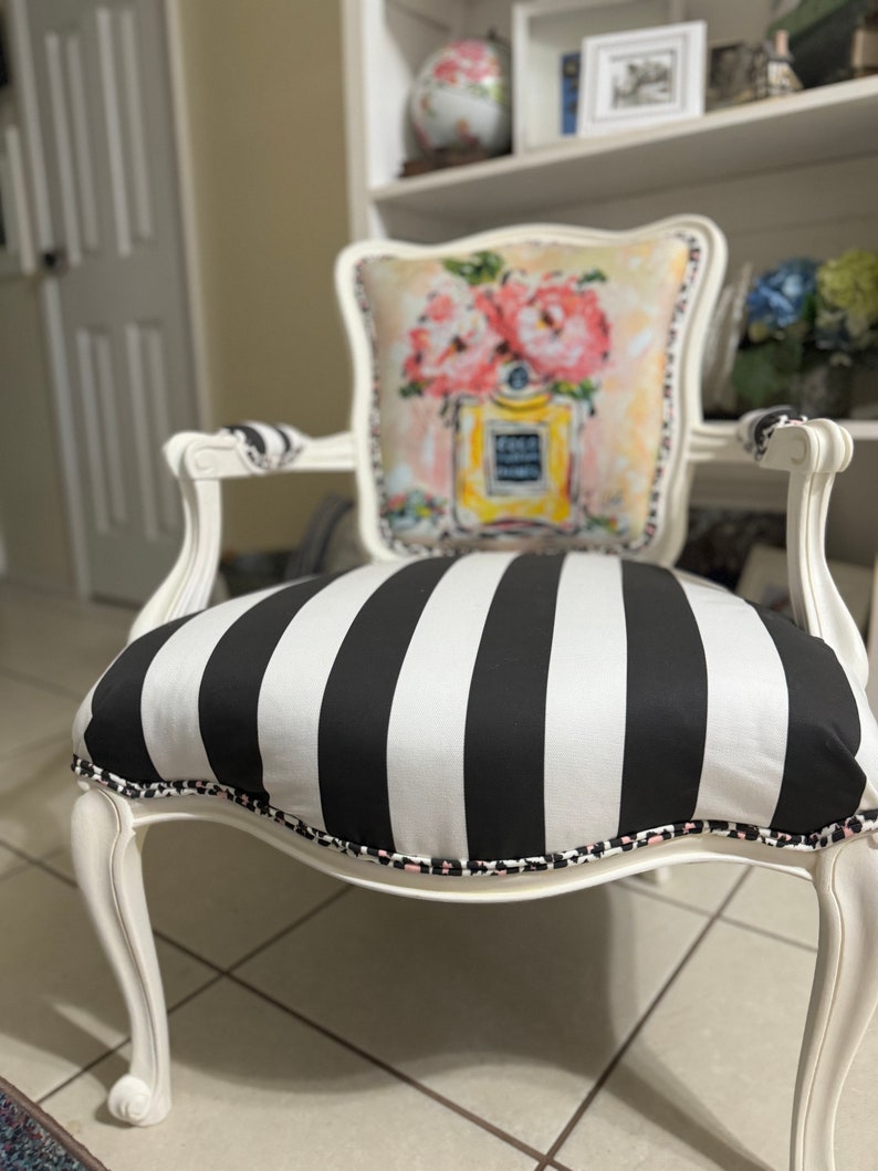 Custom Whimsical Chair : Fashion Icon Design, French Style Accent Chair ...