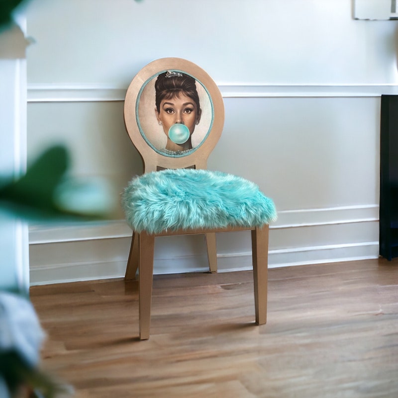 Whimsical Painted Chair - Etsy