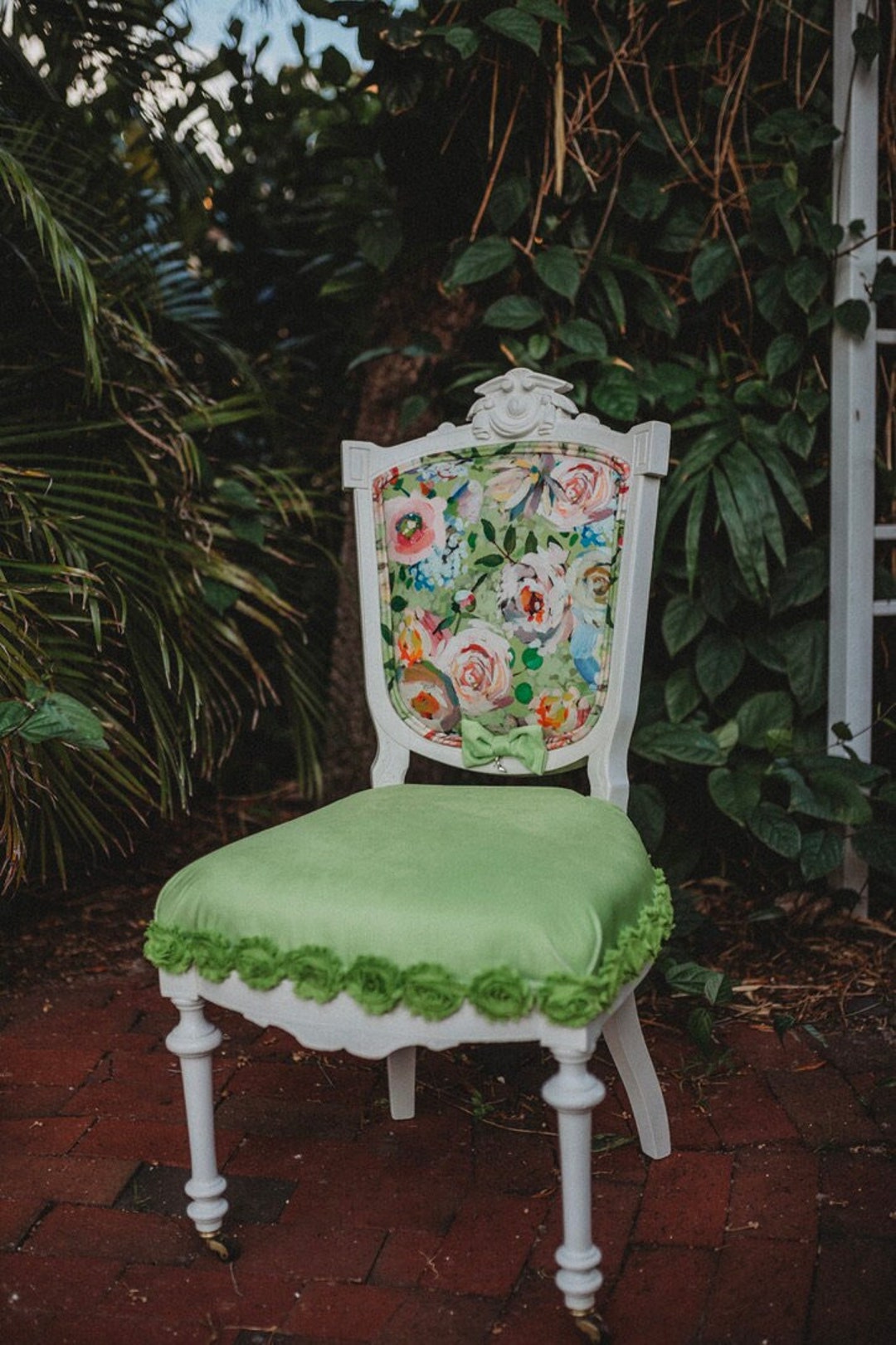Custom Whimsical Chair: Antique Eastlake Accent Chair One of a Kind ...