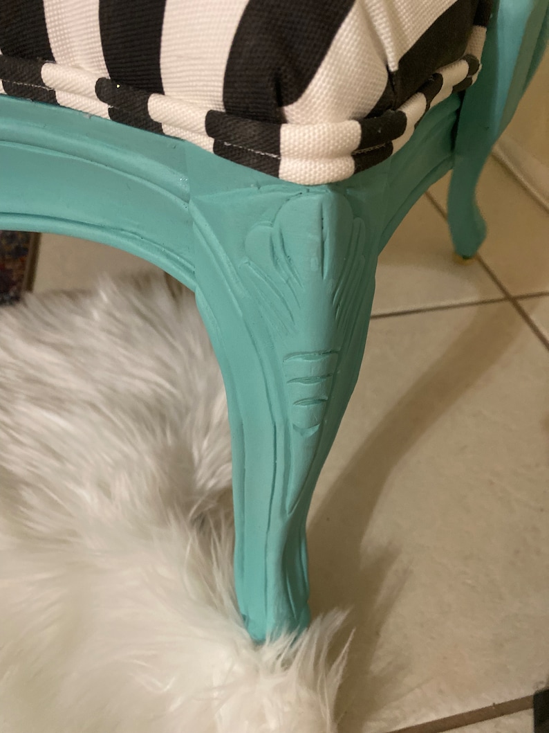 Custom Whimsical Chair : Coastal Cottage Charm, French Style Accent ...