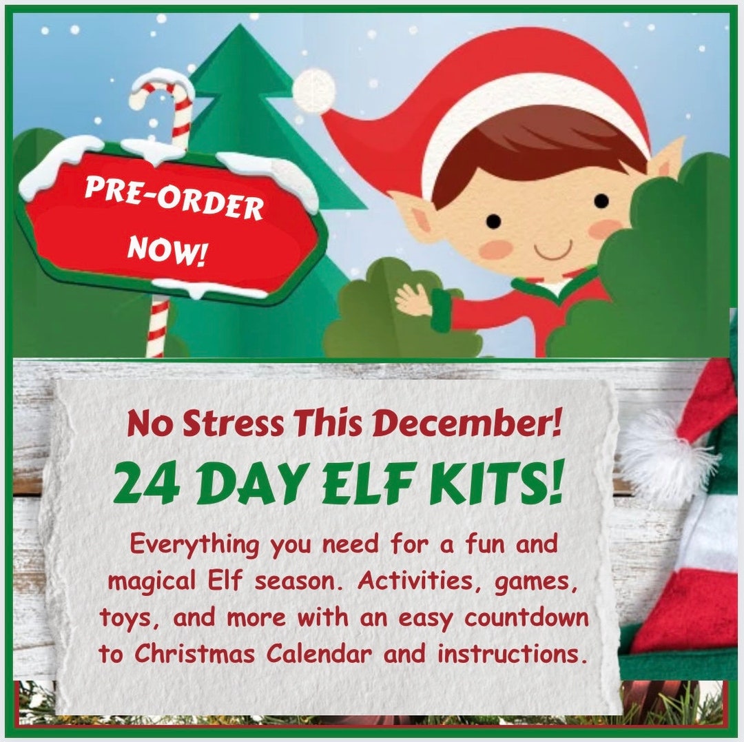Elf Kit 2023, 24 Days of Elf Christmas Help, All Accessories and Props ...