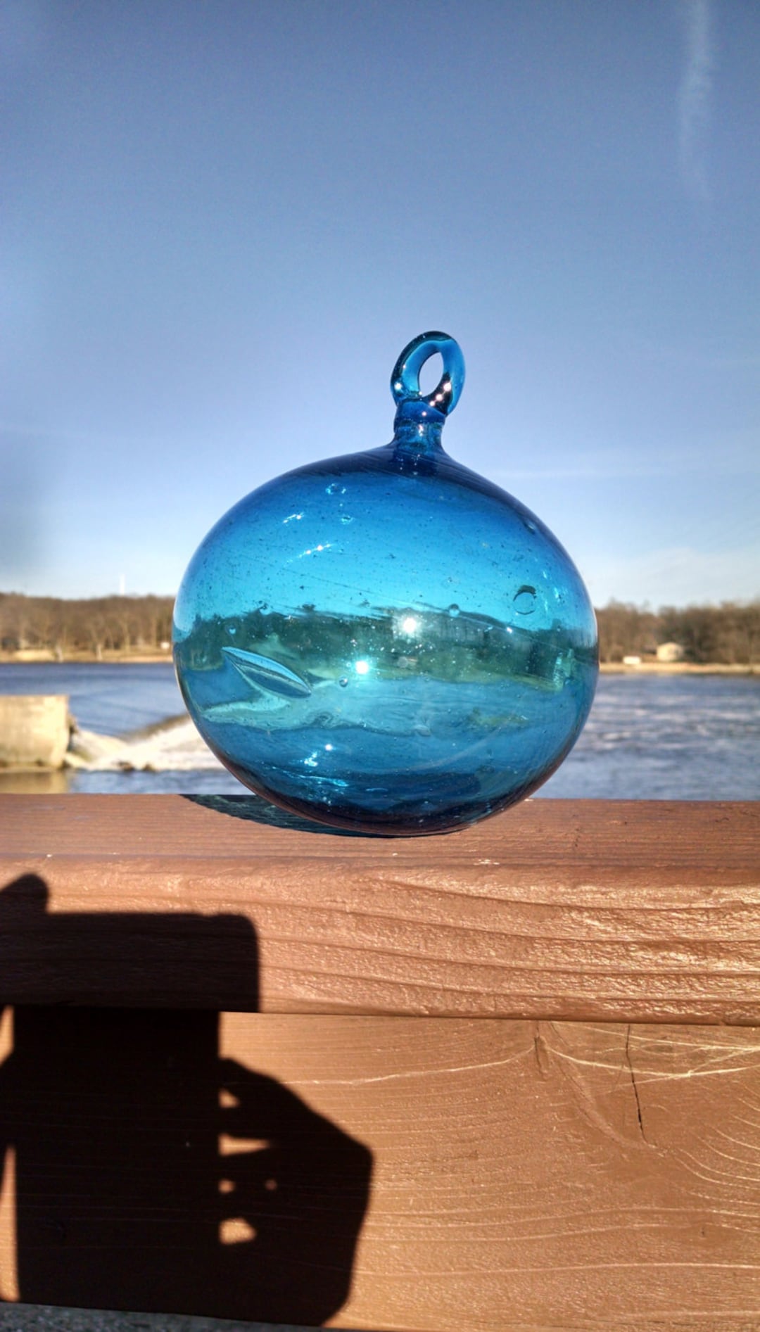 Some Balls | Hand Blown Glass Gazing Ball: Patio Decor, Holiday ...