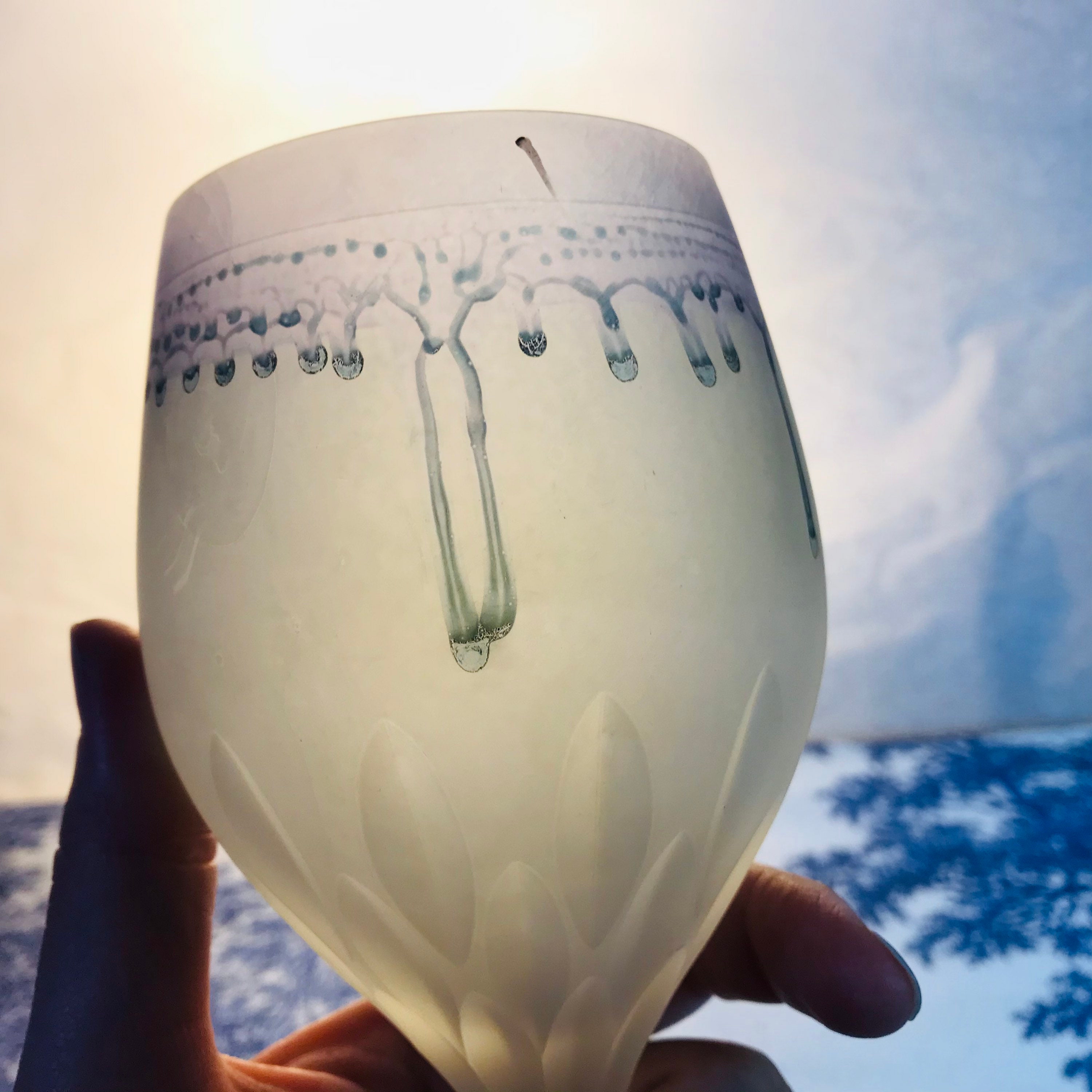 Personalize Illuminating Creamy and Silver Cut Stemware | Etsy