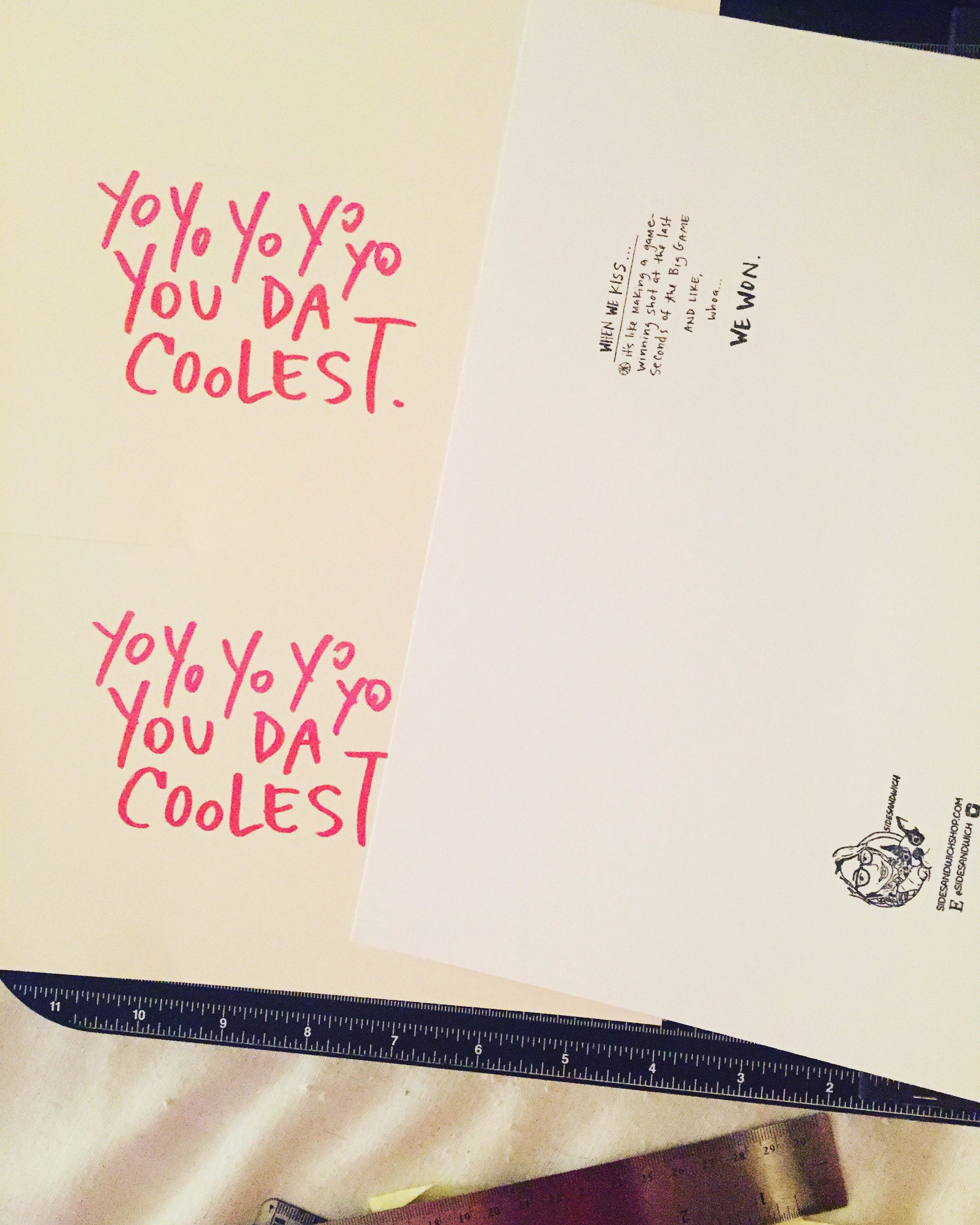 You're the coolest yo yo yo yo Cool friendship card | Etsy