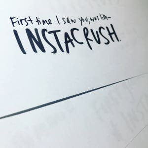 INSTACRUSH Card, Love at First Sight - Etsy