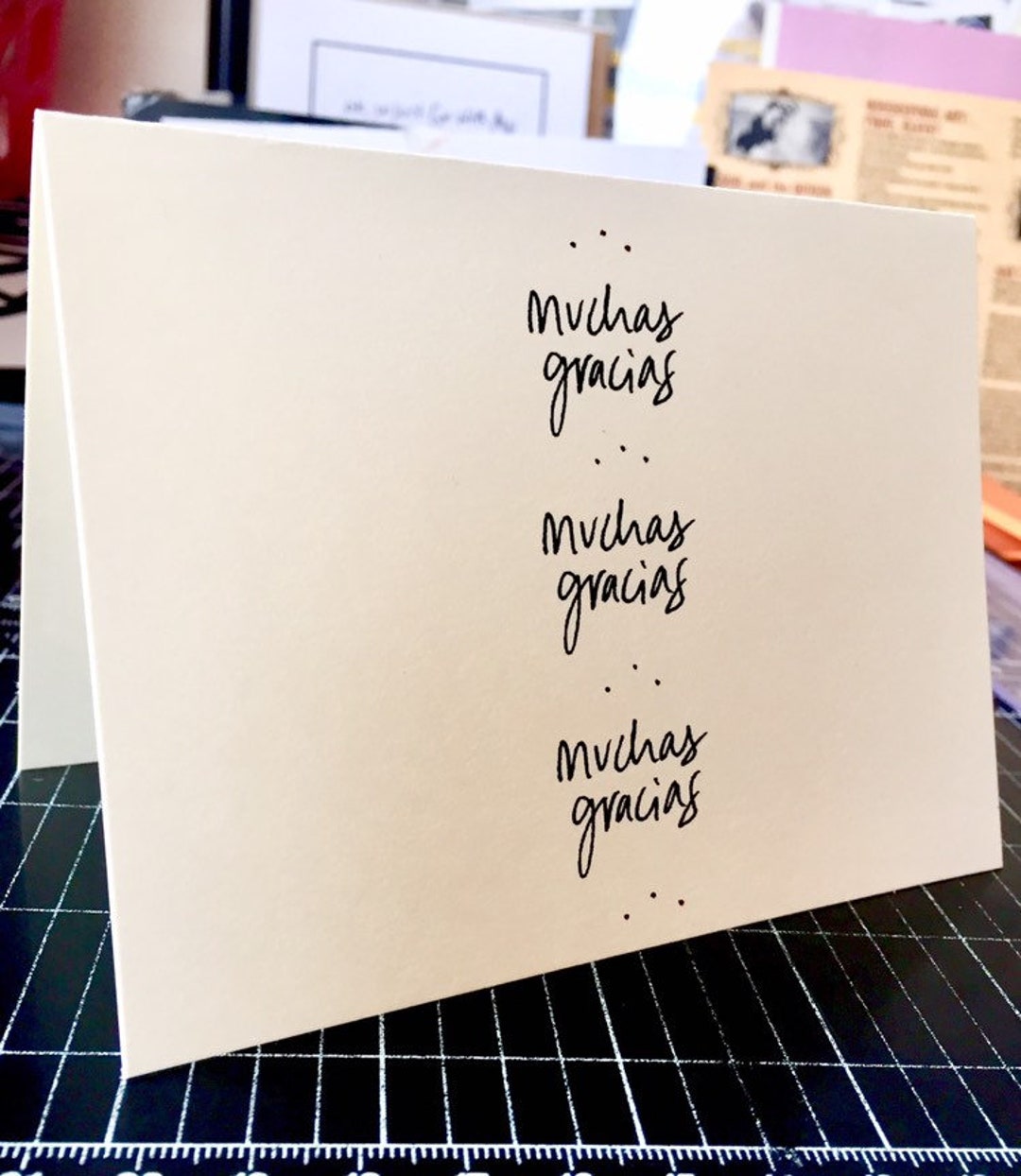 Muchas Gracias Card - Etsy
