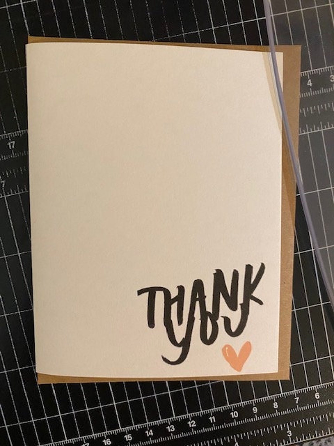 Thank You 3 Greeting Card - Etsy