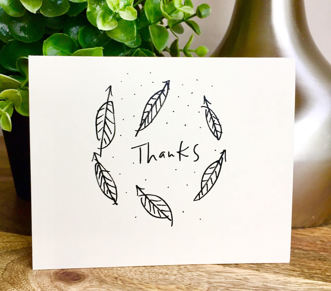 Nature Lover Thank You Card - Etsy